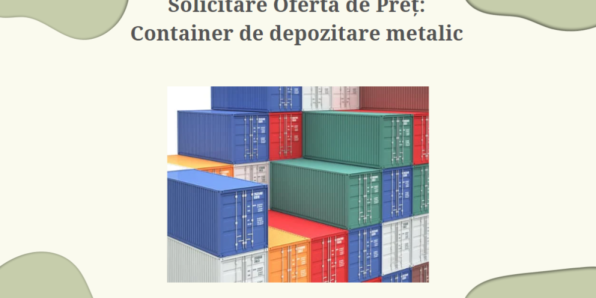Solicitare Oferta de Preț: Container de depozitare metalic
